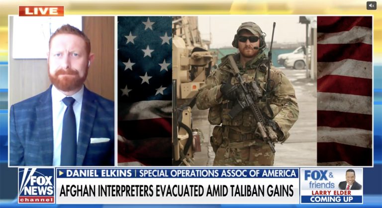 Daniel Elkins on Fox News: Airlift of Afghans - SOAA