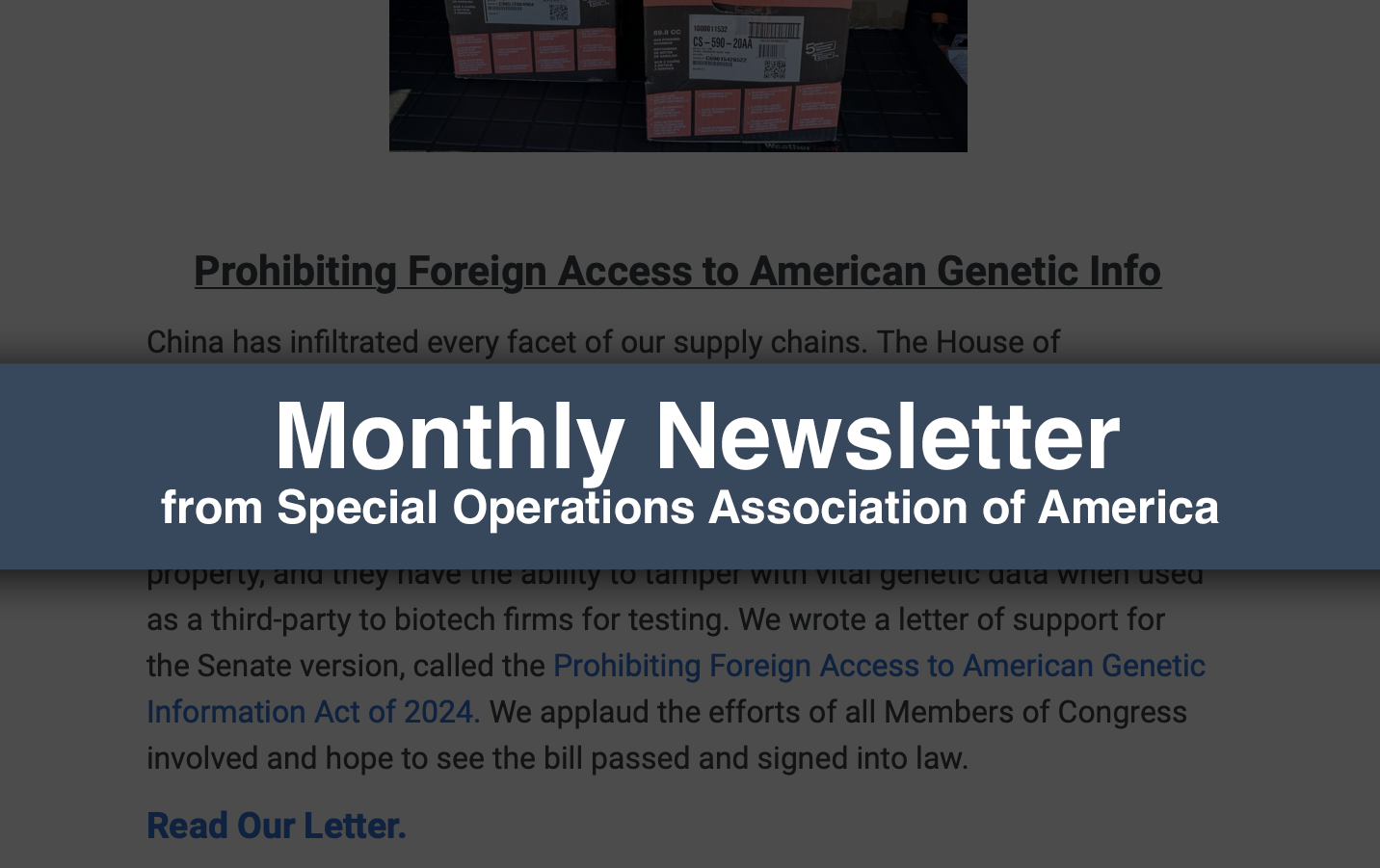 Newsletter: The Ground Truth - SOAA